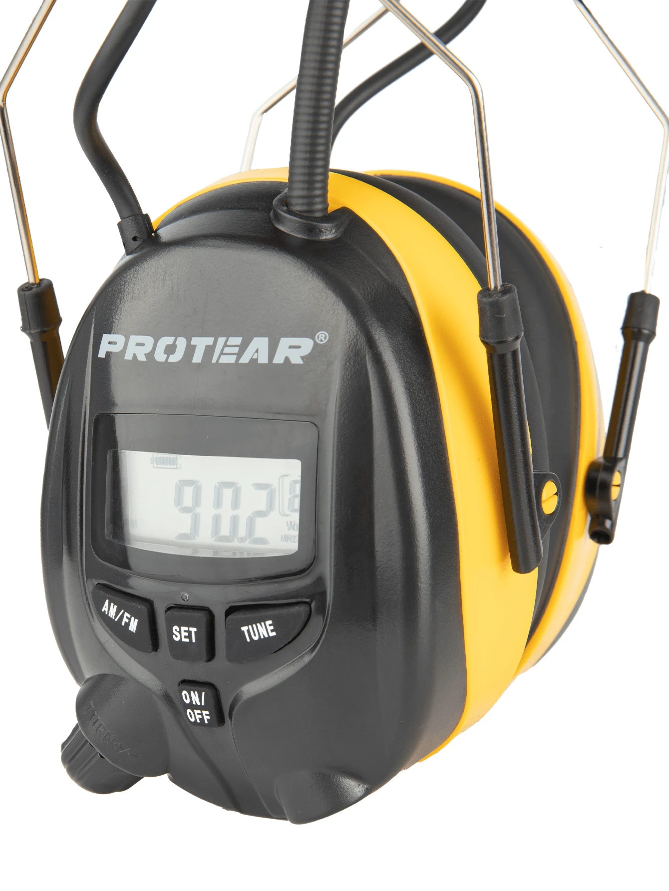 PROTEAR AM FM Radio Earmuffs, Electronic Hearing Protection NRR 25dB ...