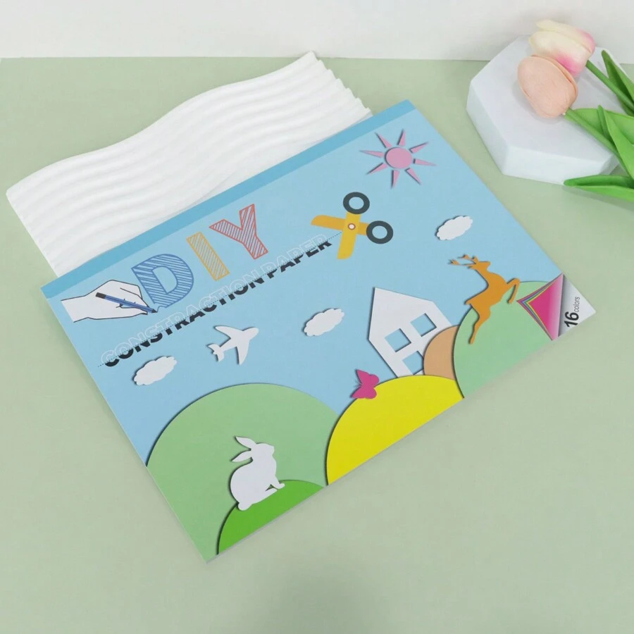 Set Of Origami Paper Cardstock Craft DIY Colorful Cardstock A4 Paper ...