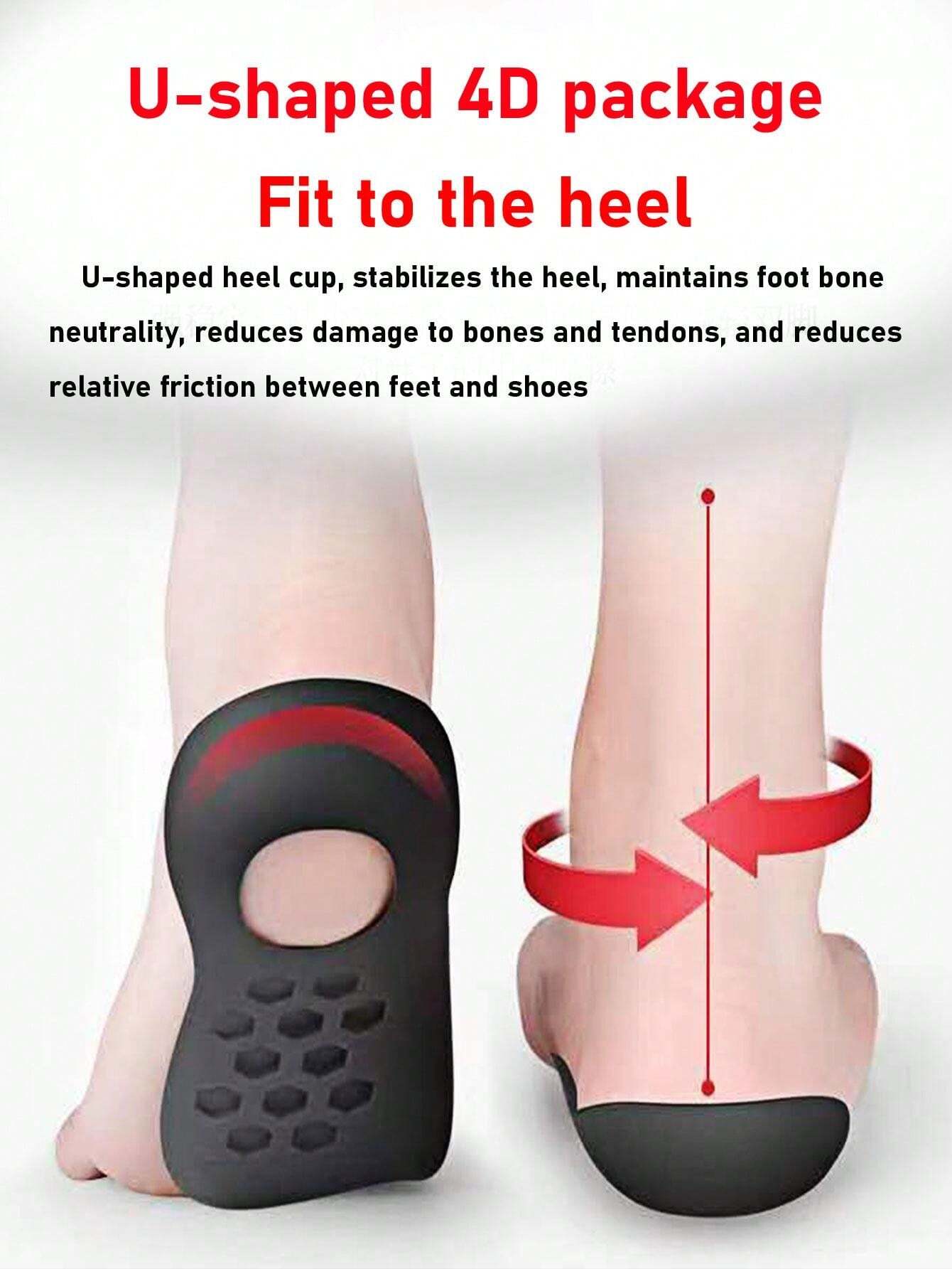 FLAT Feet Orthotics Insole Arch สนับสนุนรองเท้าสำหรับ Bunions ...