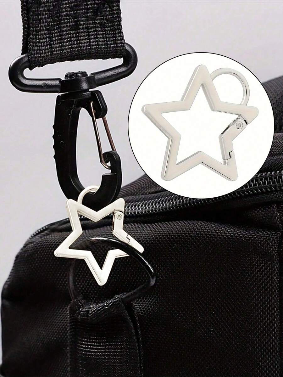 Zinc Alloy Star-Shaped Carabiner, Spring Buckle, Decorative Connection ...