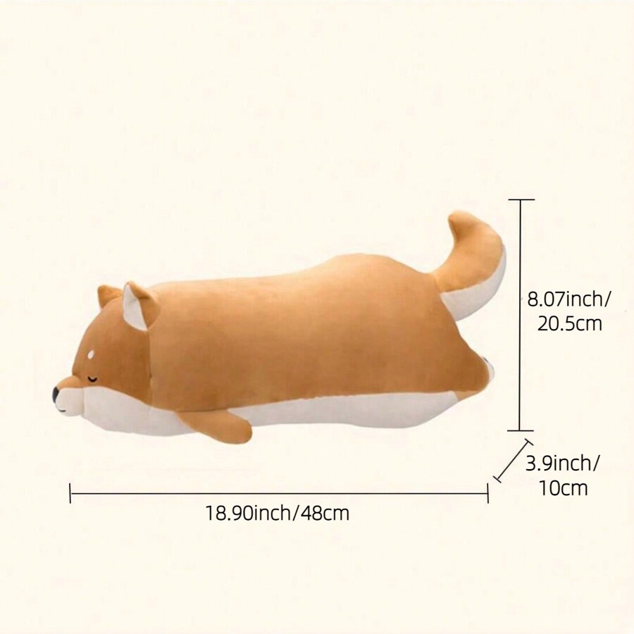 Miniso Shiba Inu Series-Planking Soft Plush Doll (Yellow) | SHEIN UK