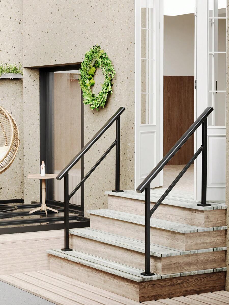 Outdoor Handrail Aluminium Alloy Outdoor Stair Railing With ...