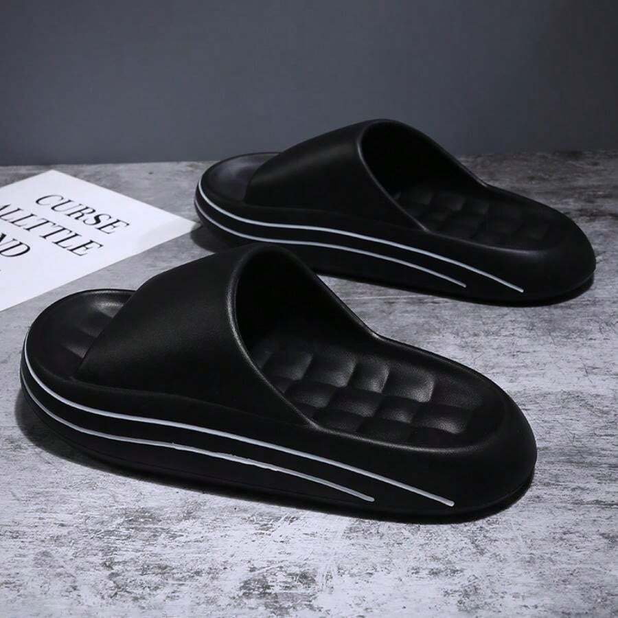 Men's Summer Soft And Comfortable Slippers, Fashionable Hollow Design ...
