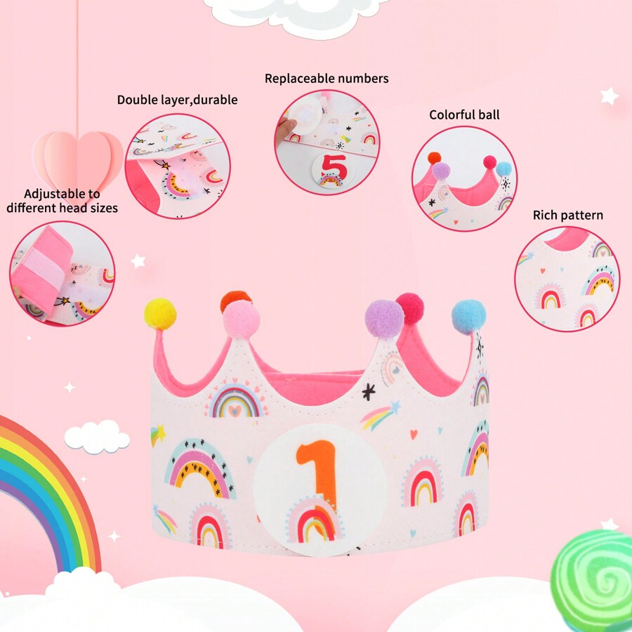 Birthday Crown Hats Birthday Crown ,Happy Birthday Princess Crown With ...