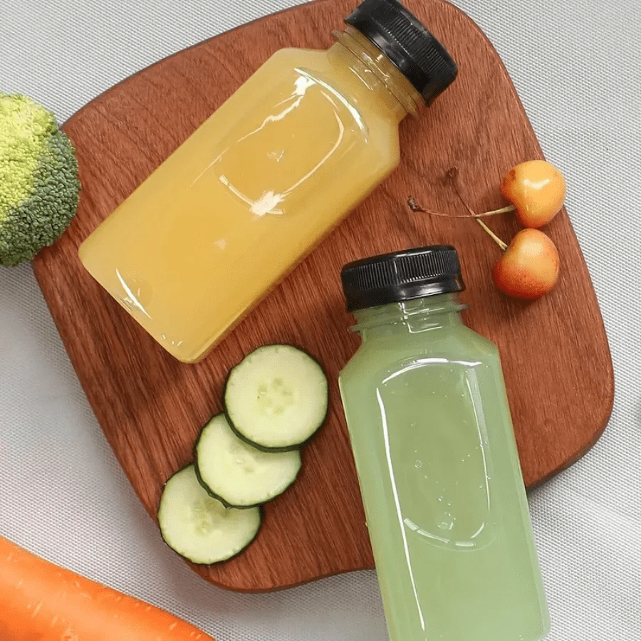 5pcs Plastic Water Bottle For School Plastic Fillable Juice Bottles ...