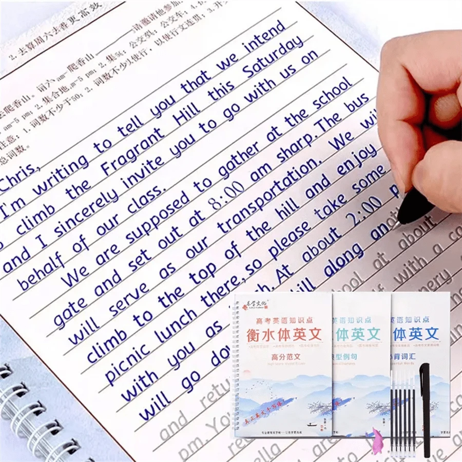 Reusable English Calligraphy Groove Practice Notebook | SHEIN USA