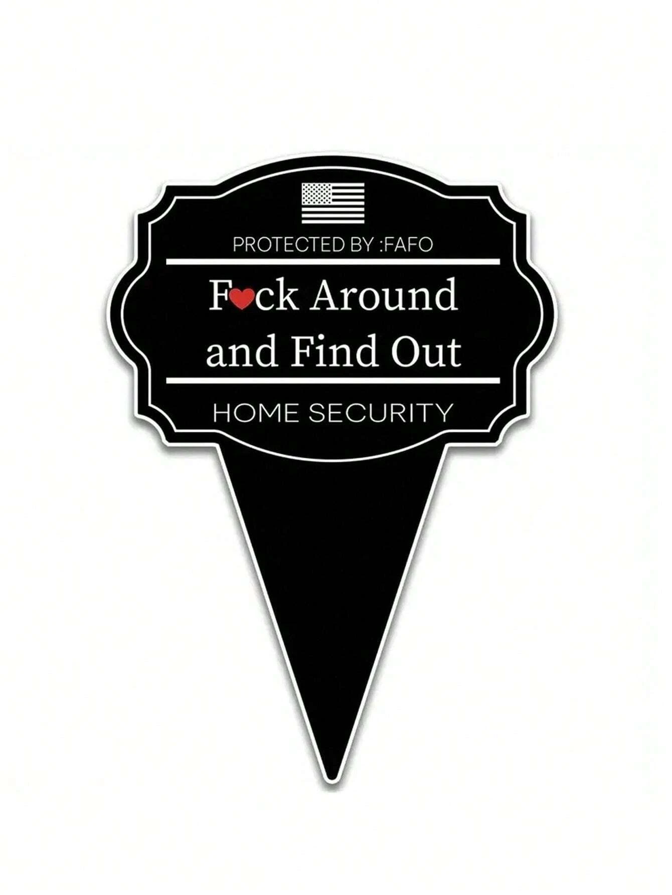 1pc Funny Yard Sign, Wooden Decorative Sign For Front Door, Yard, And ...