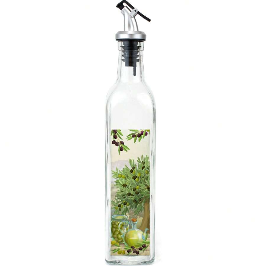 Inde 500Ml Glass Oil Bottle With Ergonomic And Elegant Design Cap | Oil ...