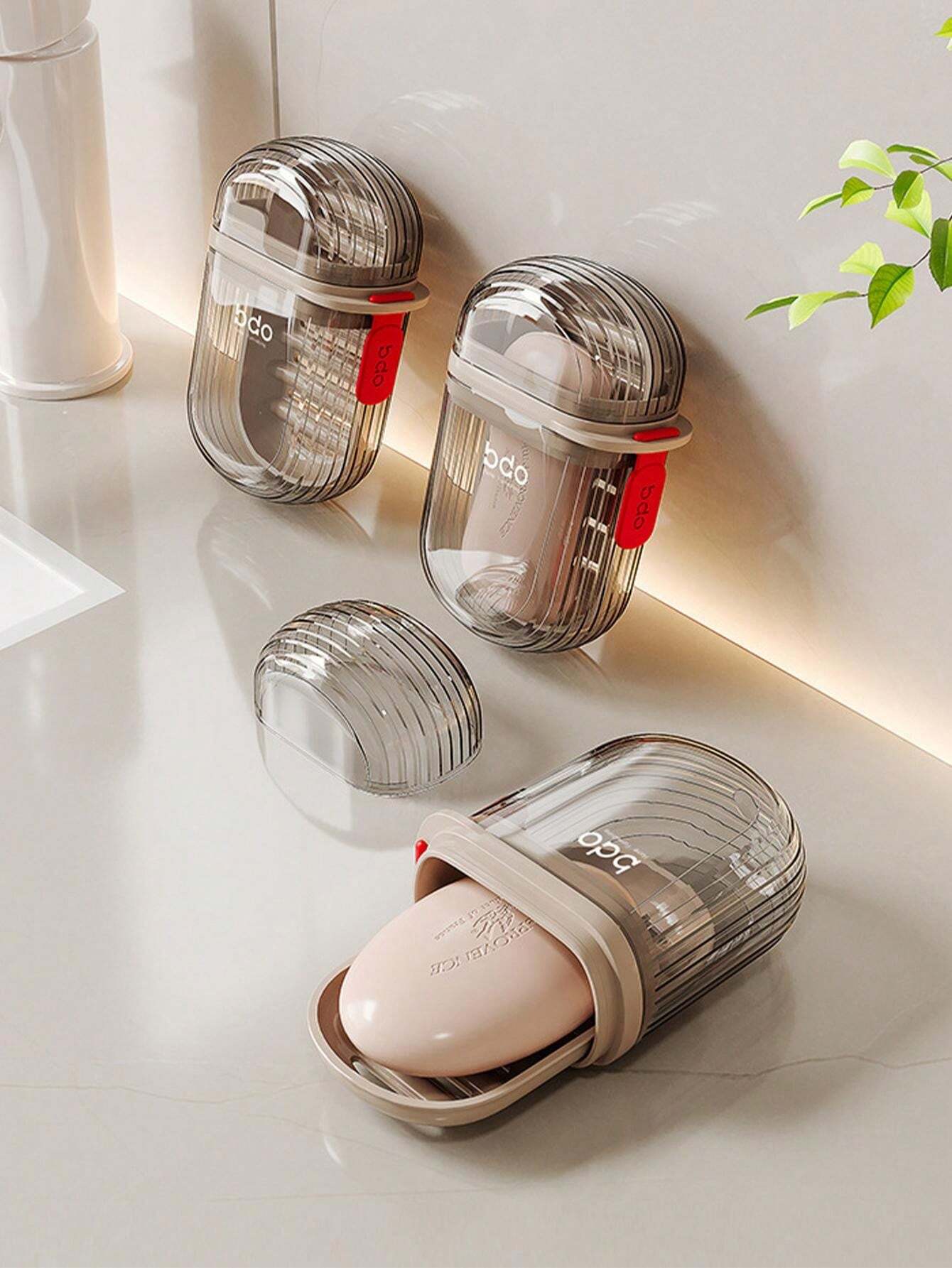 1pc Minimalist Stylish Travel Soap Box, Upgraded Leakproof Travel Soap ...