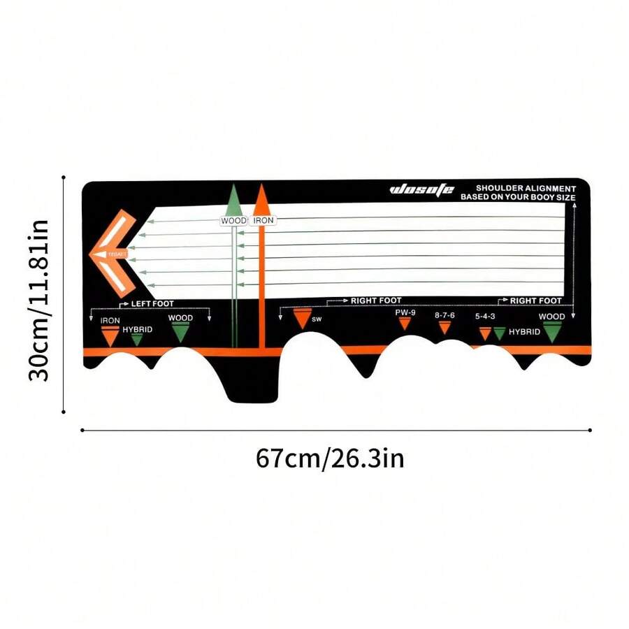 New Golf Swing Trainer Mat For Beginners, Correcting Posture Pad, Golf ...