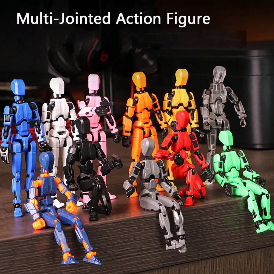 6/12Pcs 13 Action Figure, Lucky 13 Action Figure T13 Action Figure 3D ...