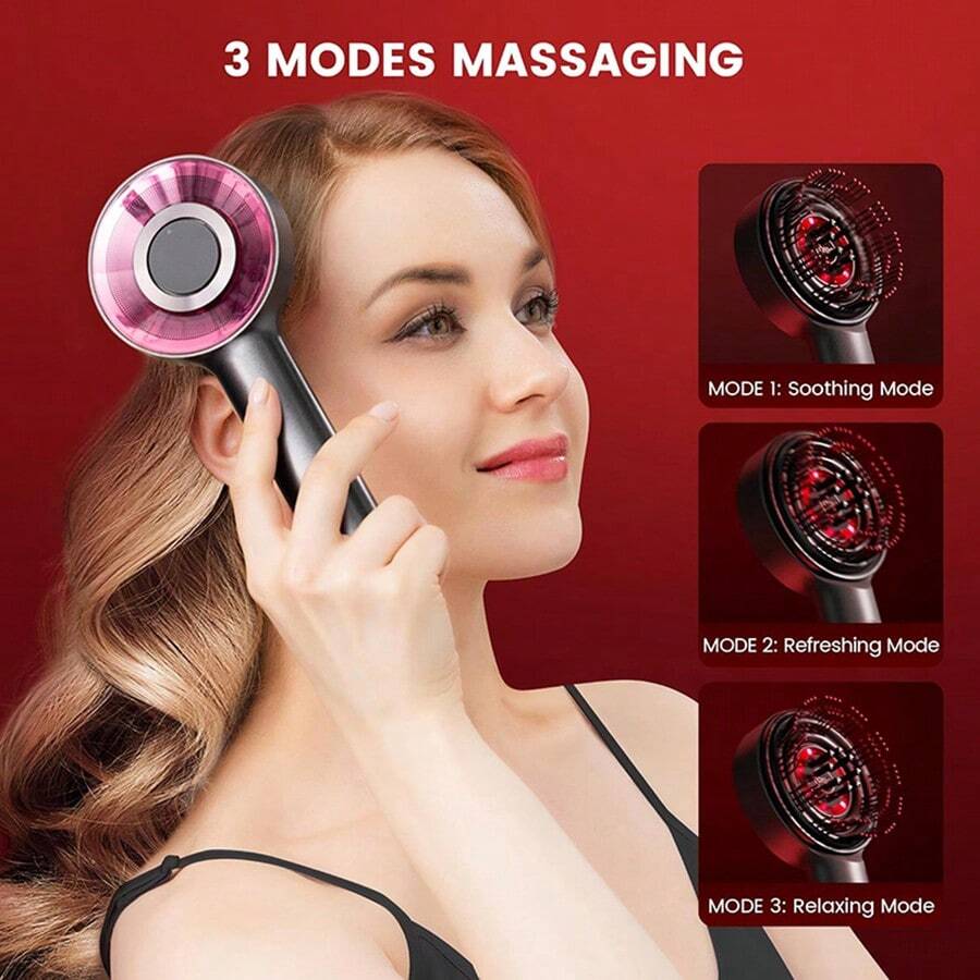 Scalp Massaging Brush, Shiatsu Hair Scalp Massager With IPX7 Waterproof ...