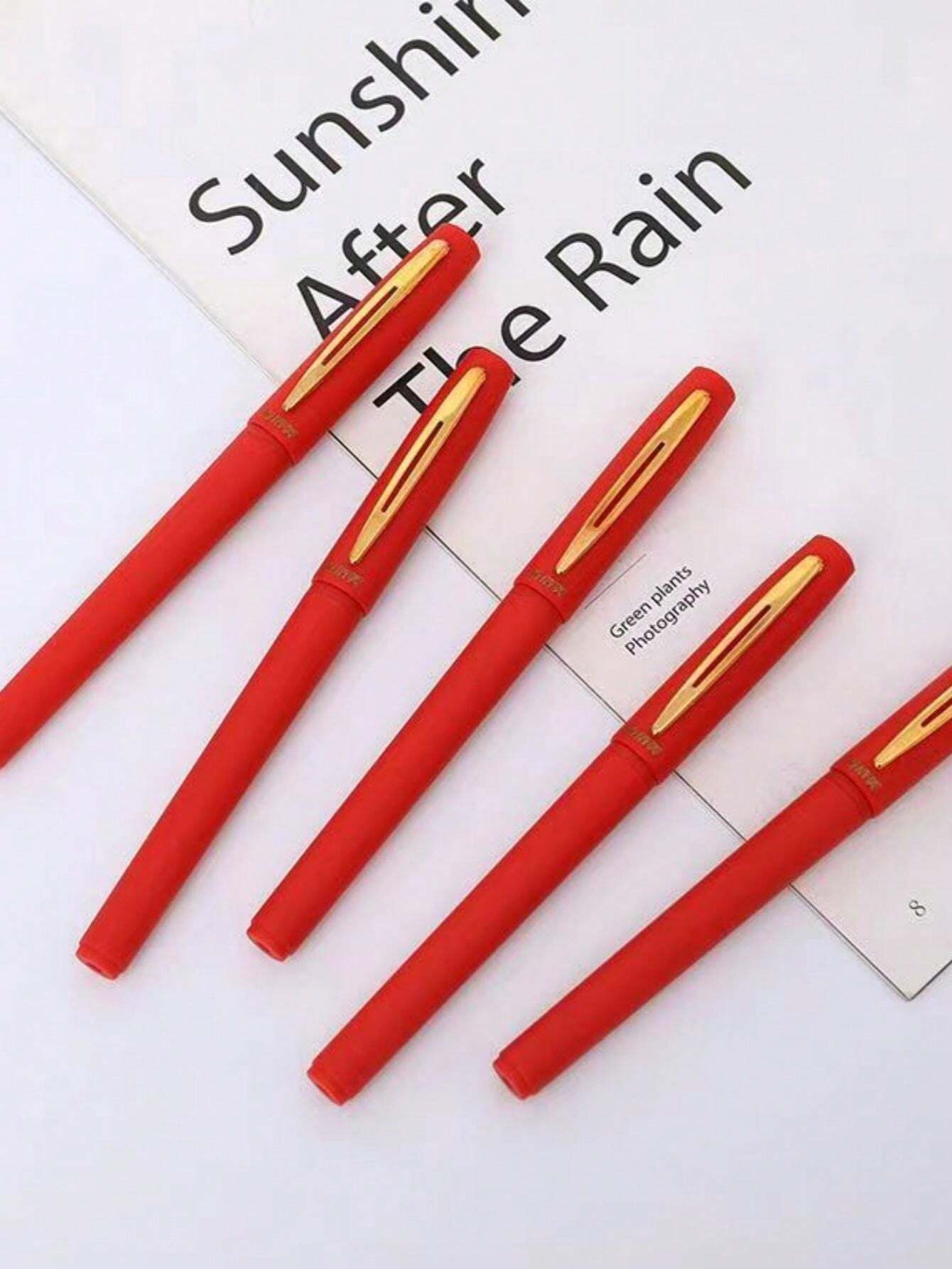 5 Rote Giant Signature Stifte, Calligraphy Praxis Lehrer, Hausaufgaben ...