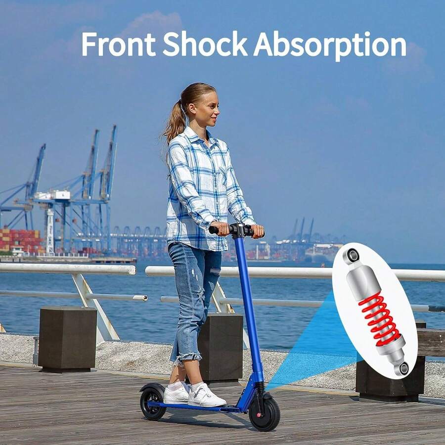 Devo 250W Electric Scooter Adults, Up To 15.5 Miles Range & 20 Mph, 6.5 ...