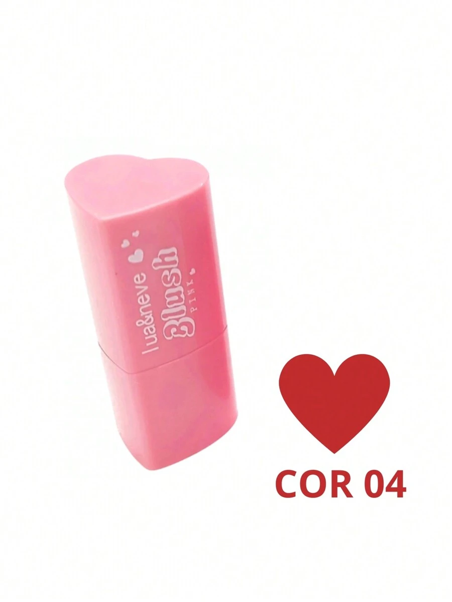 Blush Stick Coração - Lua&Neve | SHEIN Brasil