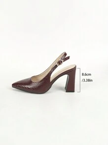 Wide Fit Women's High-Heeled Shoes, Women's Widened Fat Fairy Style ...