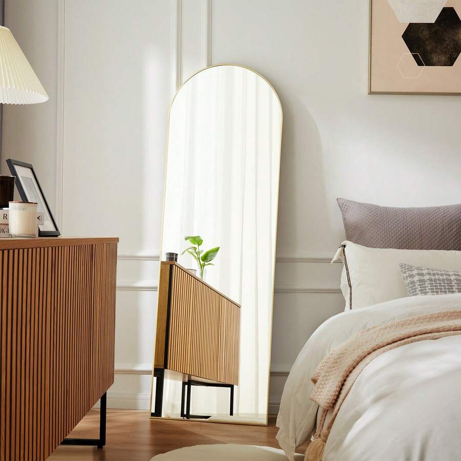 YONGSTYLE Arched Full Length Mirror Full Body Mirror Floor Mirror For ...