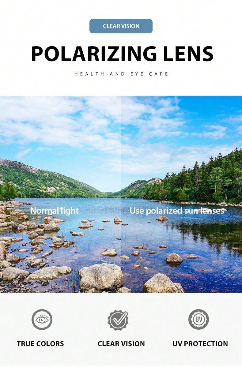 High Definition Polarized Sunglasses For Men, UV-Protective And Anti ...