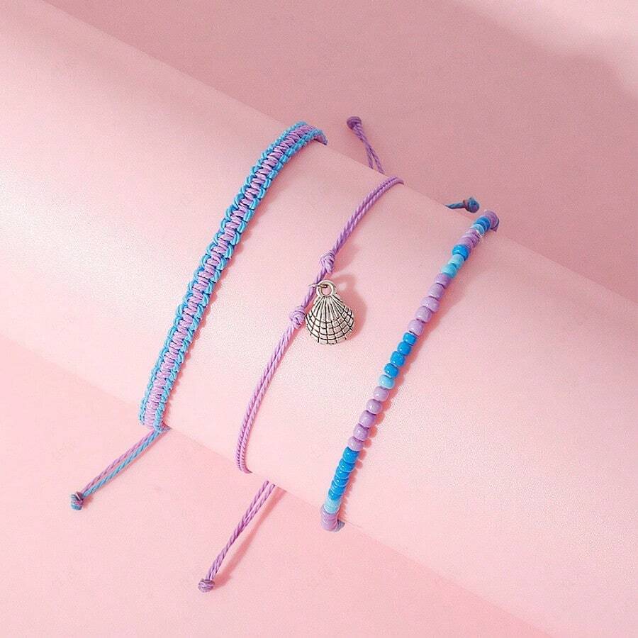 Nueva llegada de pulseras y tobilleras trenzadas con hilo de cera, un ...