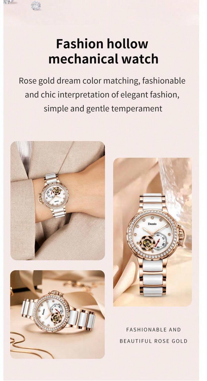 Deesio Deesio Expensive Women's Watches Automatic Mechanical Watch ...