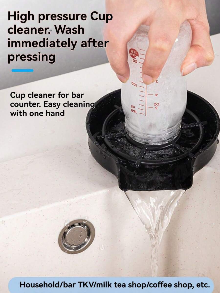 2pcs ABS Fully Automatic Cup Washer With High-Pressure Embedded Faucet ...