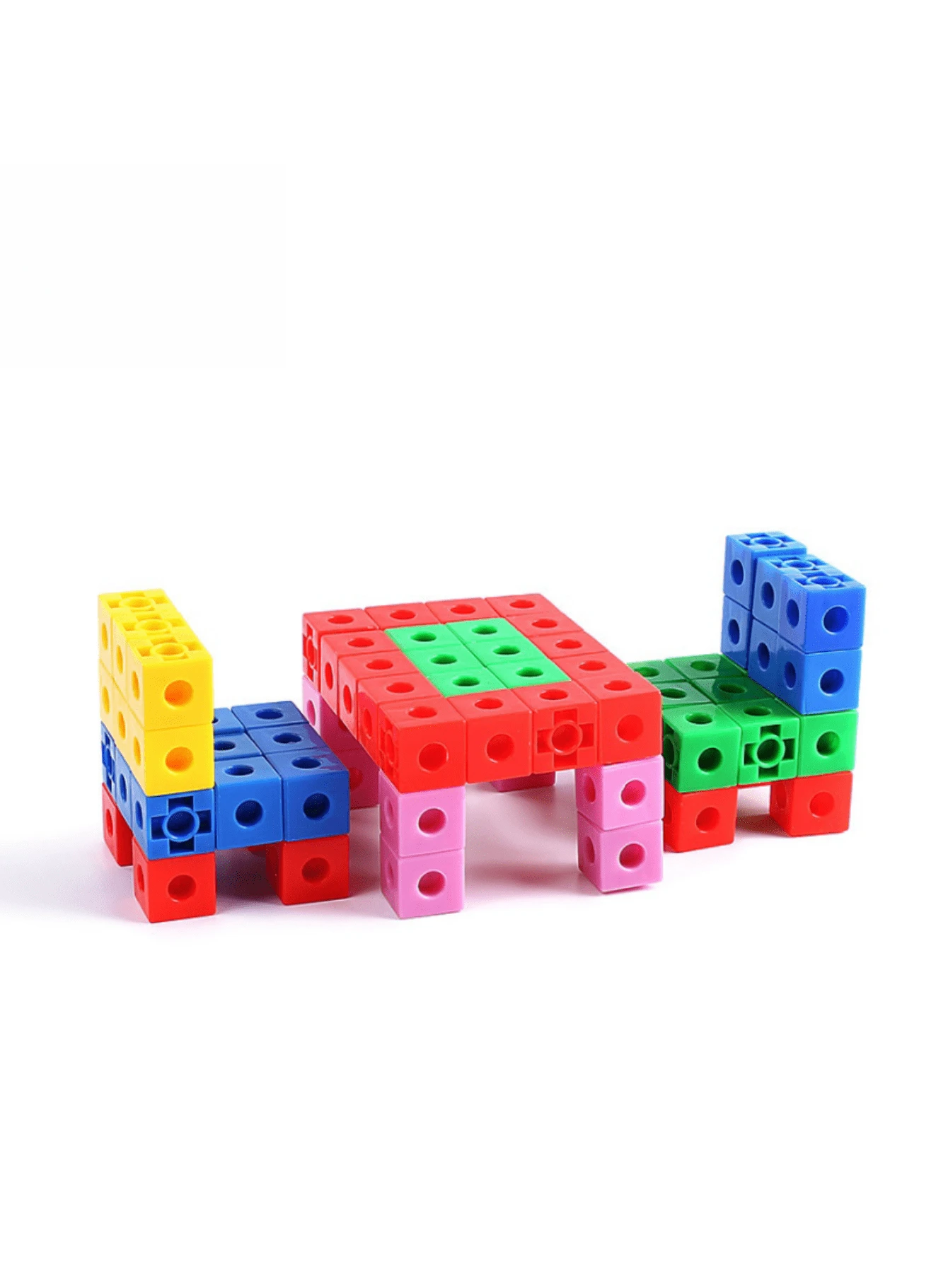 Tumbling Tower Stacking Blocks,Colored Cartoon Plastic Building Blocks ...