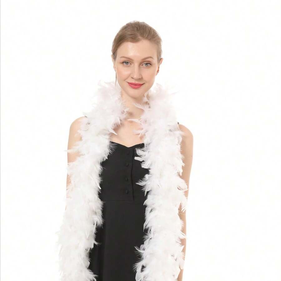 80 Gram Artificial Chandelle Feather Boa, 2 Yard Long-Great For Party ...