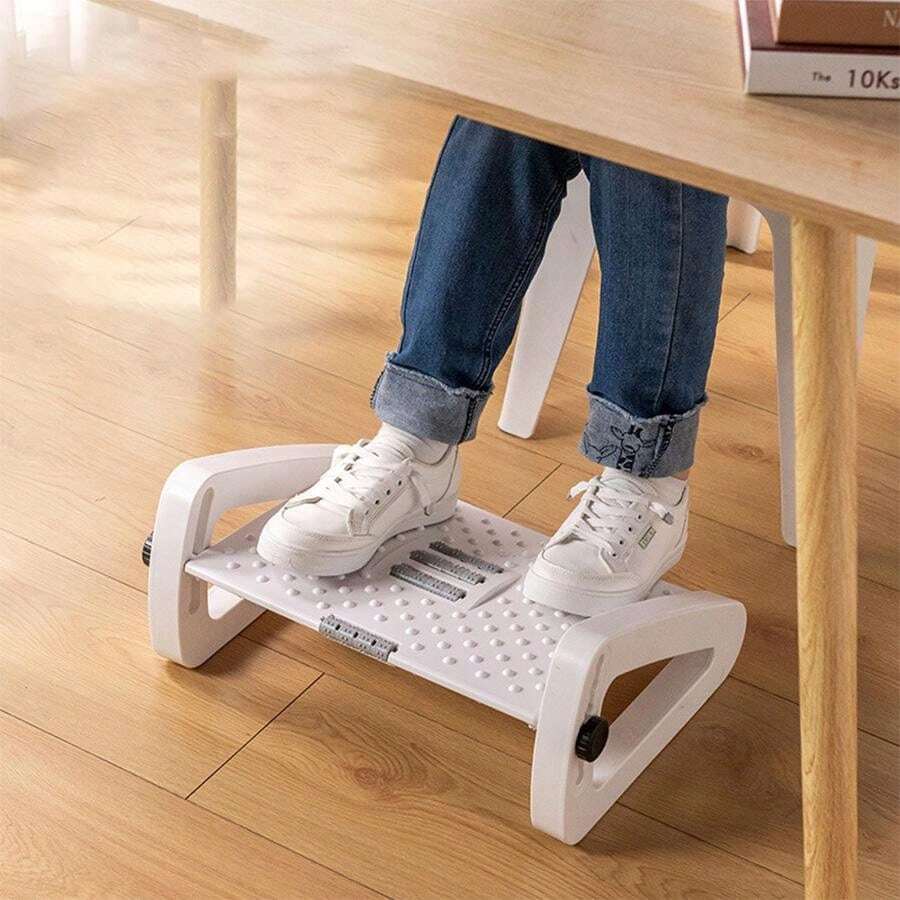 Modern Simple Plastic Footrest Stool For Home Or Office, Adjustable ...