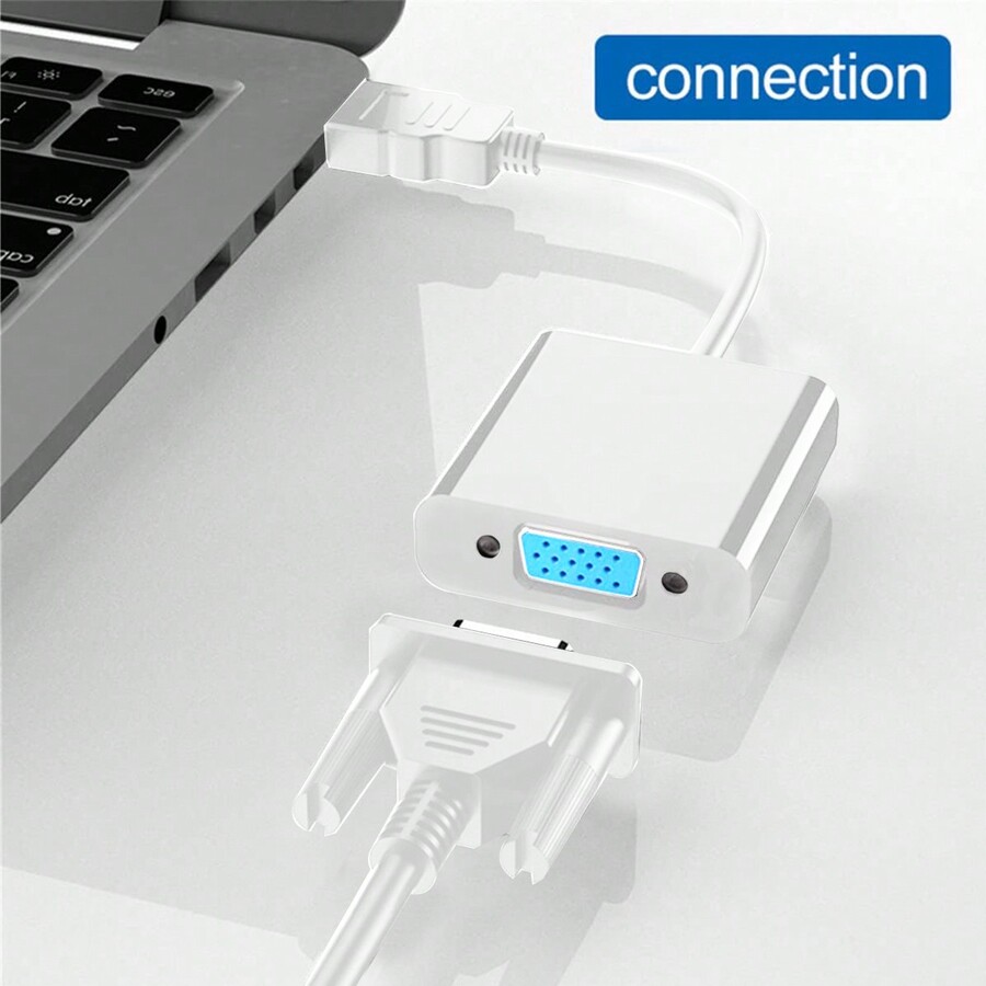 1 HDMI To VGA HD Conversion Cable VGA To HDMI Audio Converter 1080P ...