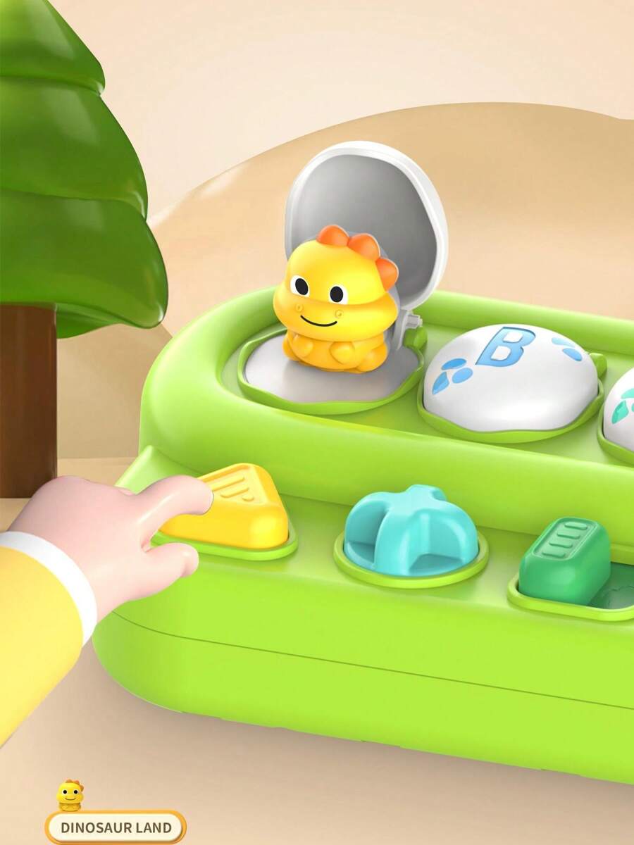 Adorable Dinosaur-Themed Peekaboo Mechanical Surprise Box Toy, An ...