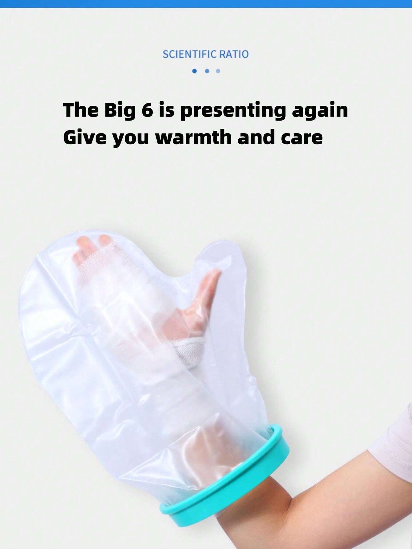 Waterproof Shower Cover For Bathing And Showering, Protecting Wounds ...