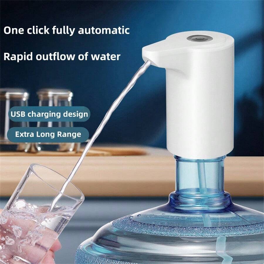 Barrel Water Pump Dispenser, Electric Automatic Drinking Water Bottle ...