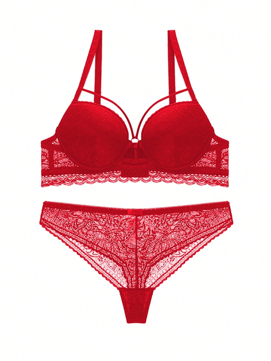 Modisches Sexy Spitzen Bh Set Romantisch Französisches B Cup Dessous