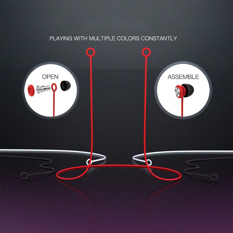 Oordopje Lanyard Dubbele lus Anti-verloren touw Creatief oordopjekoord ...