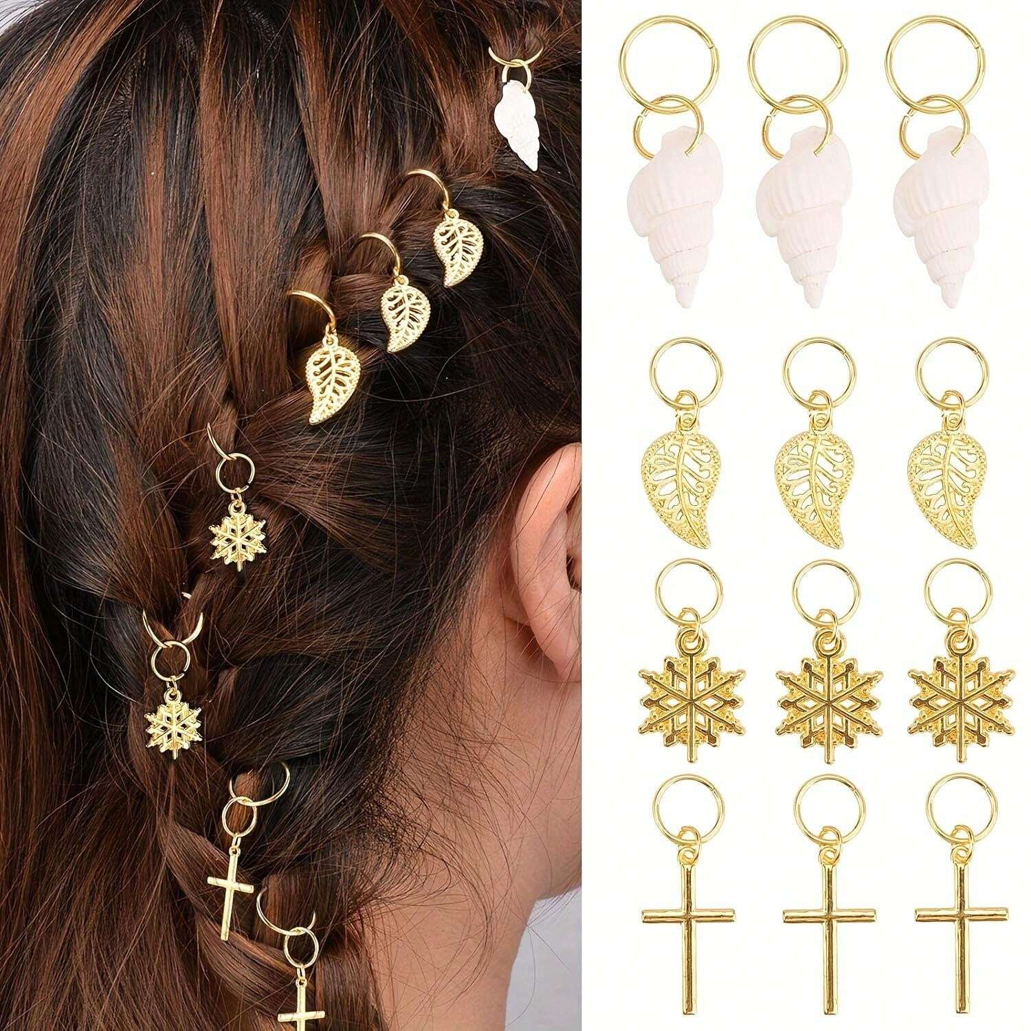 238PCS Gold Hair Braid Accessories: Perfect For Anyone, Comes In ...