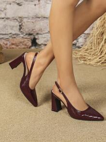 Wide Fit Women's High-Heeled Shoes, Women's Widened Fat Fairy Style ...