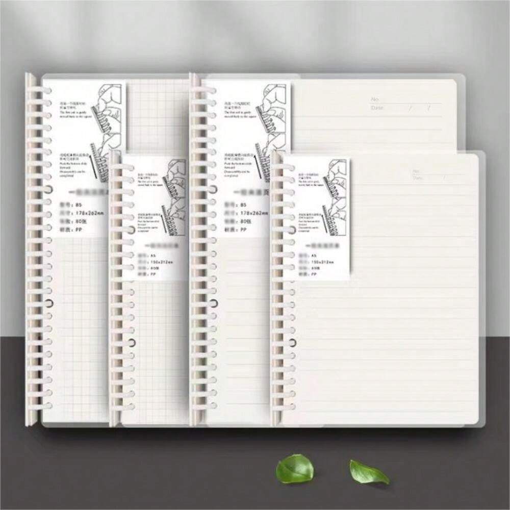 Libreta de borrador gruesa y sencilla tamaño B5/A5, 80 hojas/libreta ...