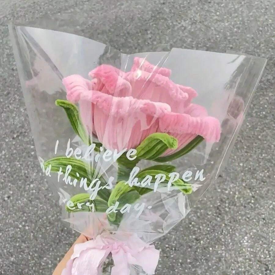 Flower Craft Kit, Handmade DIY Twisted Stick Bouquet Forever Flowers ...