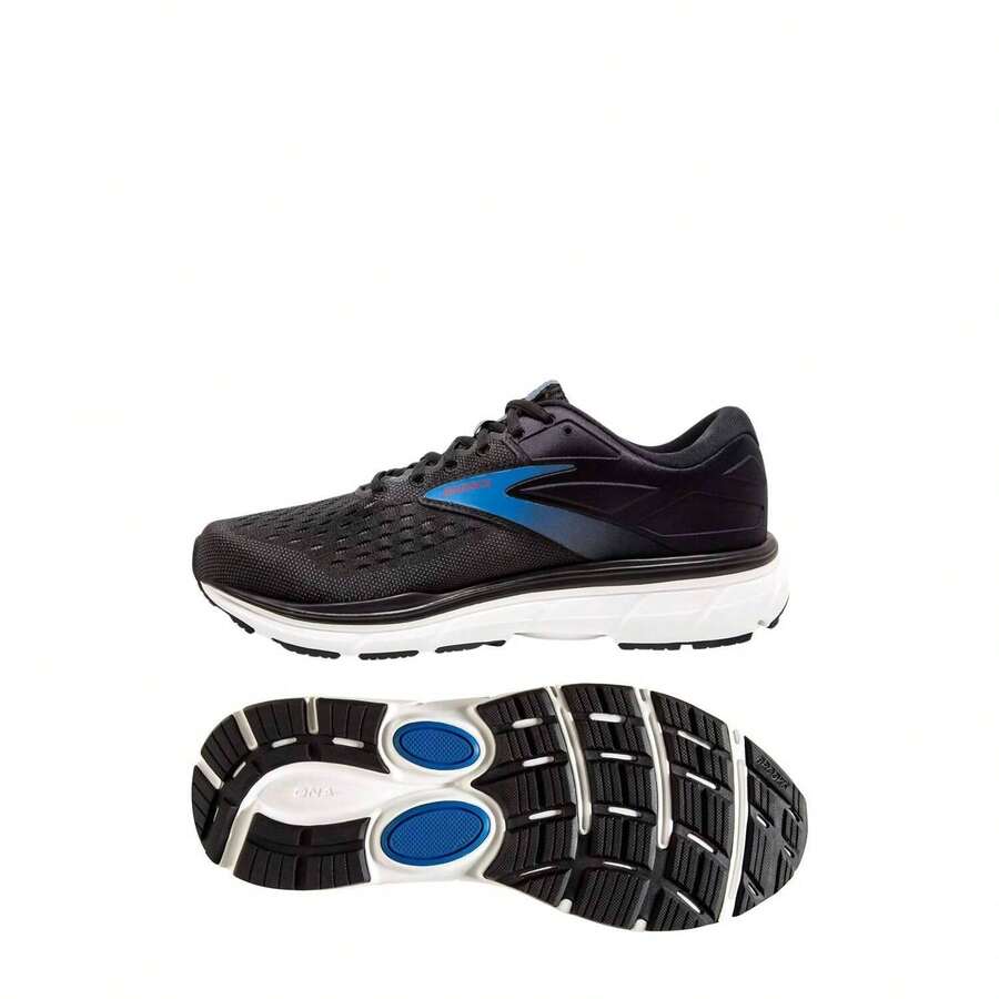BROOKS Men's Dyad 11 Running Shoes - D/Medium Width In Black/Ebony/Blue ...