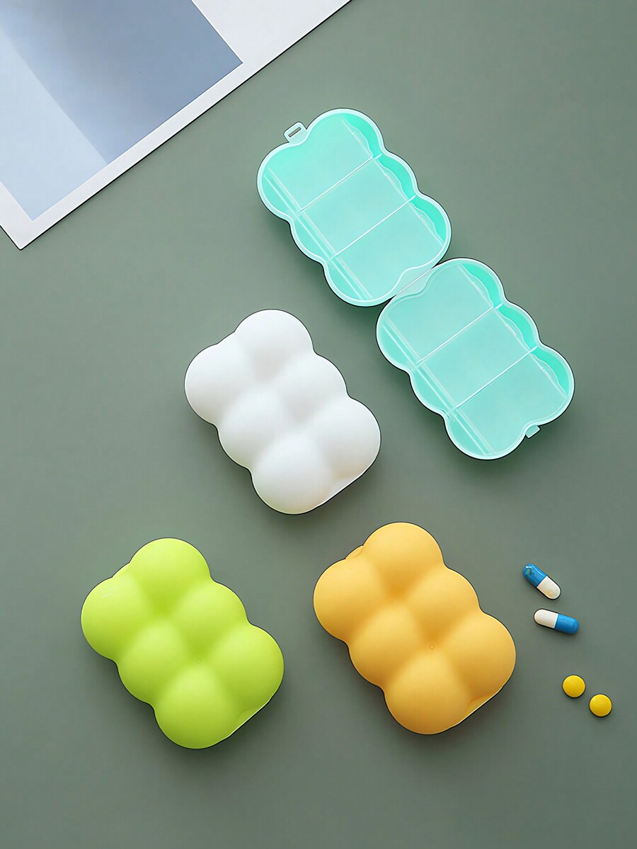 Portable Pill Box For Travel Moisture Proof Pill Organizer Reusable ...