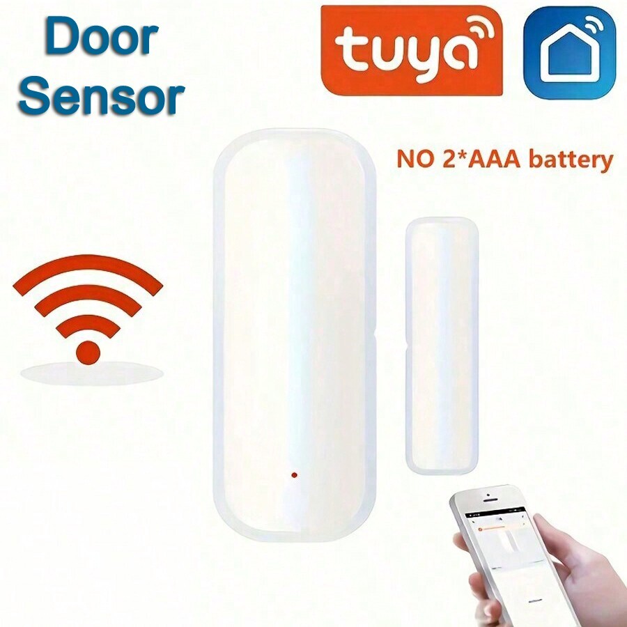 EMASTIFF Tuya WiFi Smart Door Sensor Door Open Closed Detectors Smart ...