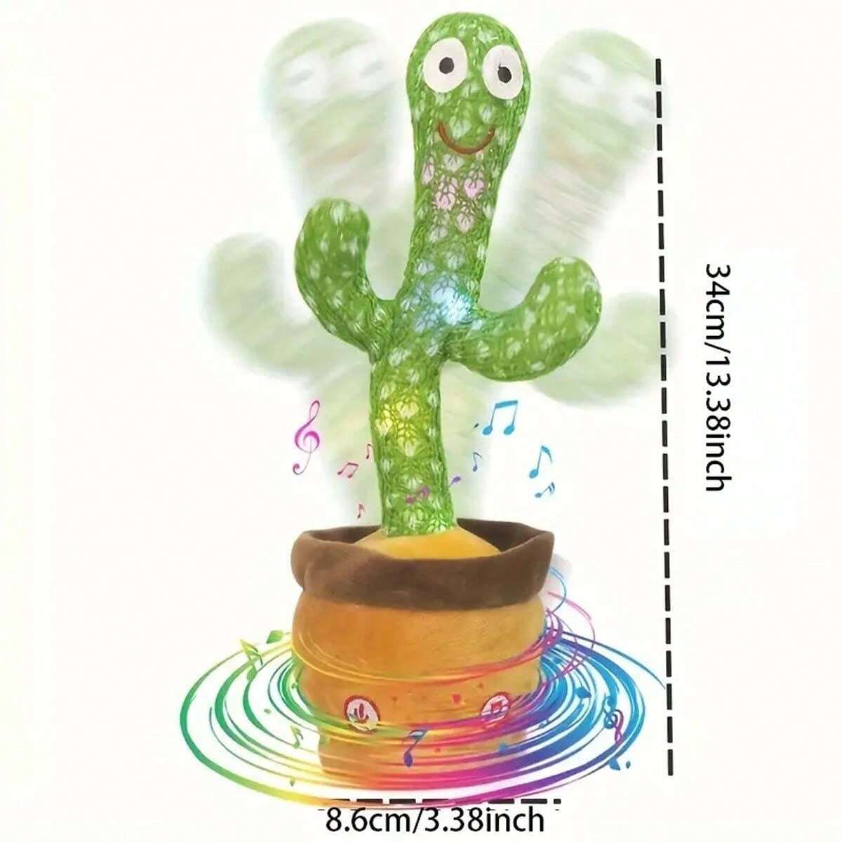 1pc Talking And Glowing Cactus Toy, Kids Birthday Gift, Dancing Cactus ...