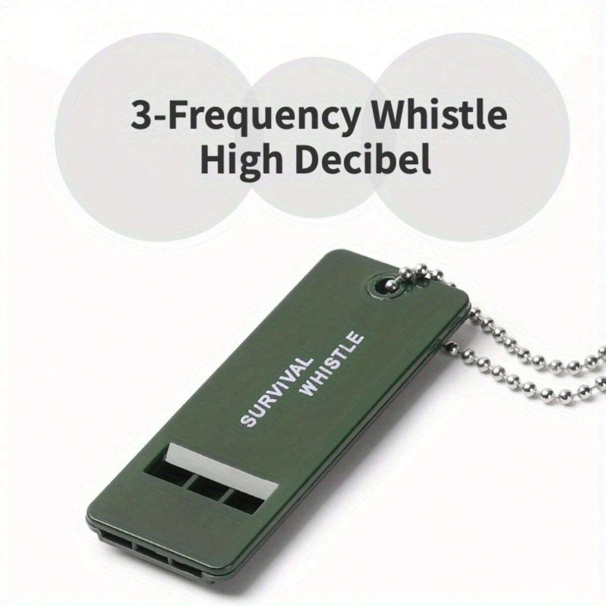 1pc High-Pitched Three-Frequency Survival Whistle For Earthquake Relief ...