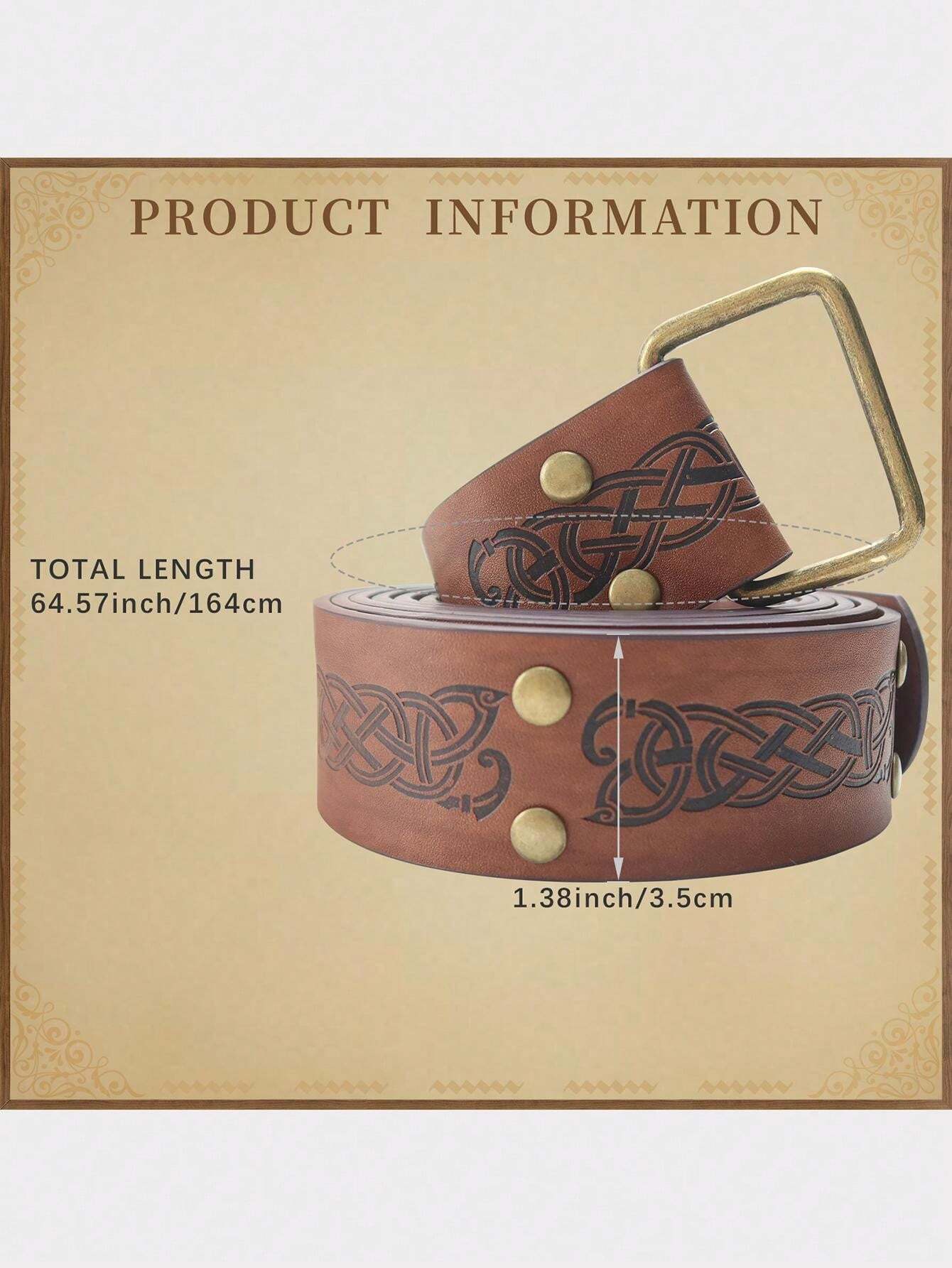 2pcs Ancient Rune Belt With Glass Magic Bottle, Role-Playing Props And ...