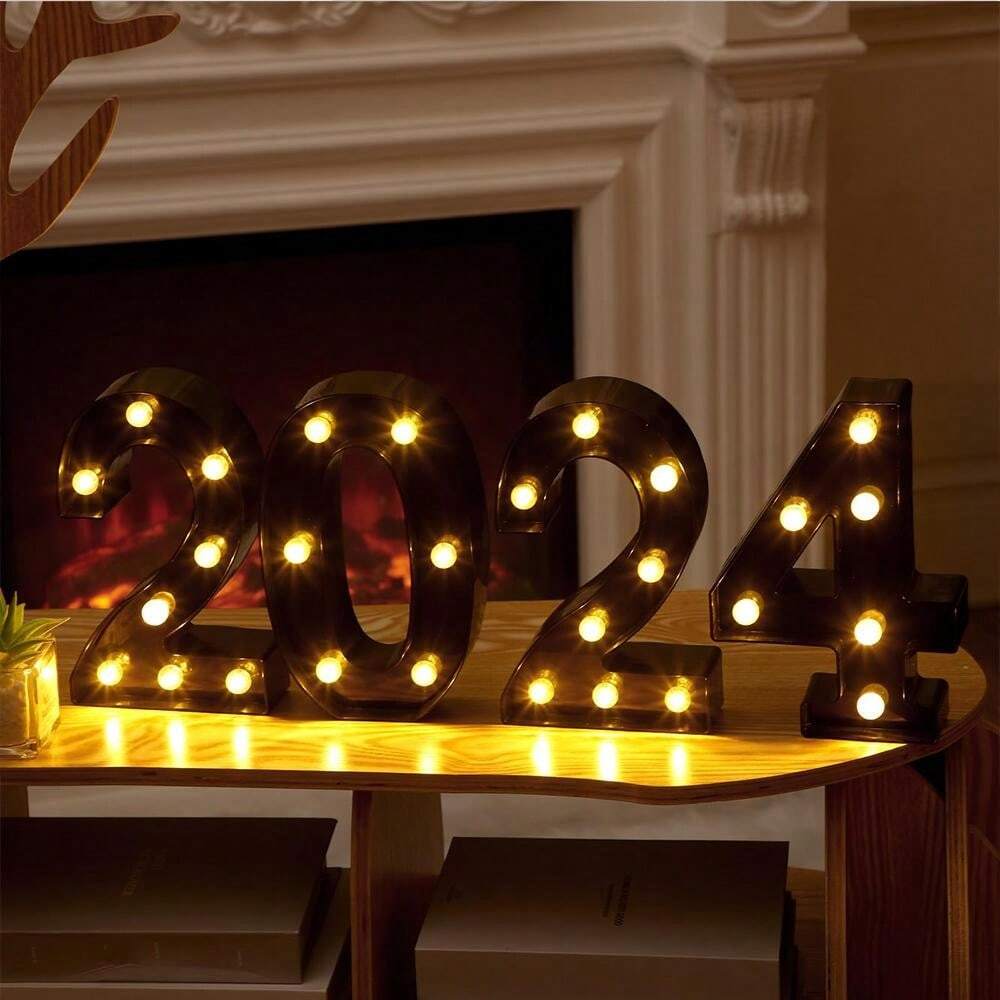 Luces de letras LED de 8,58 pulgadas con 26 letras del alfabeto ...