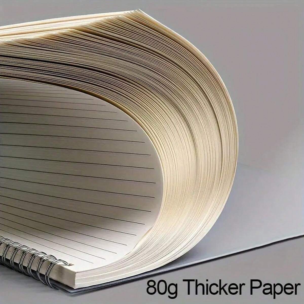 Libreta de espiral de anillo A5/B5 con 80 hojas/por pieza, papel de ...