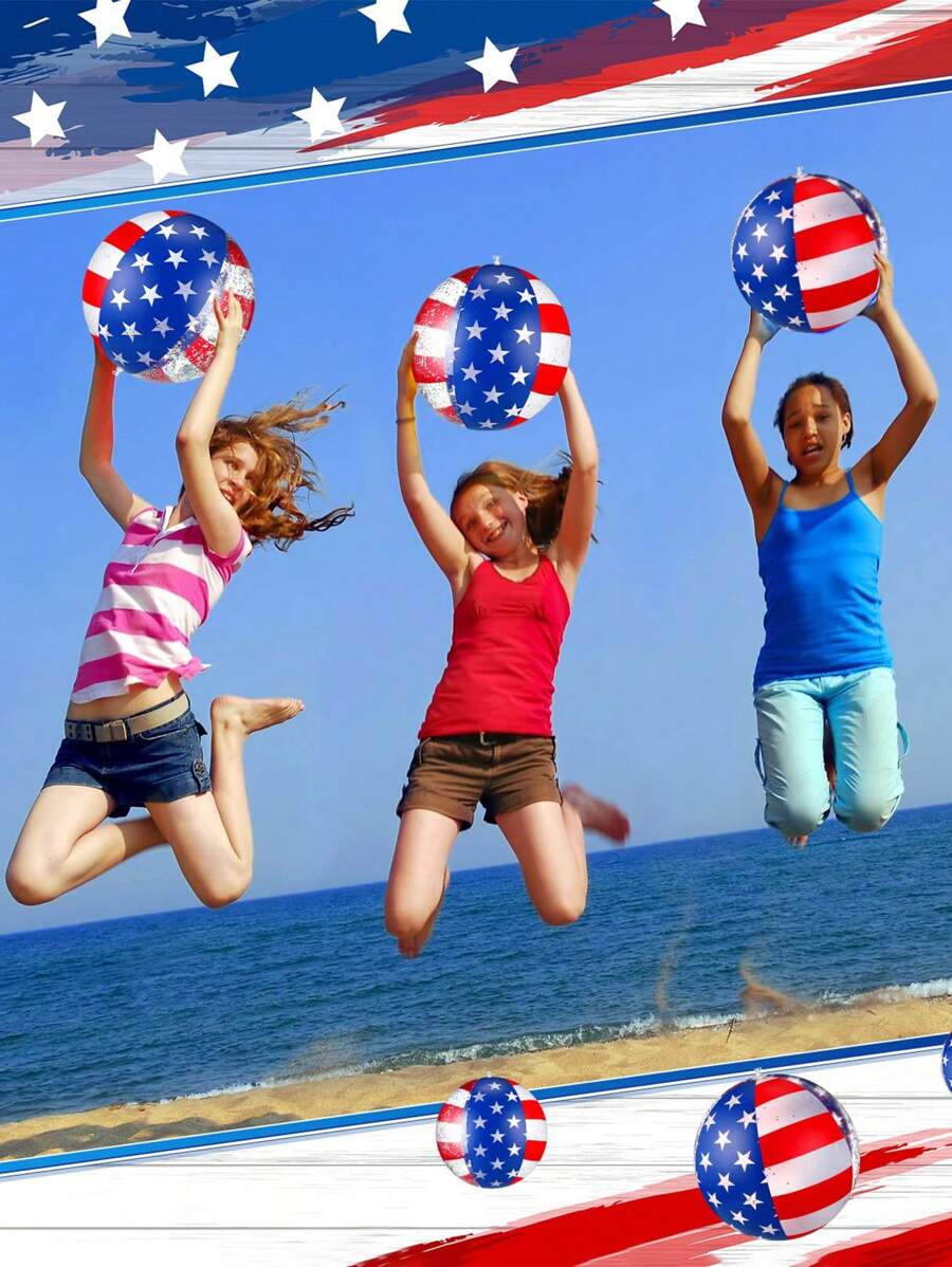 1pc-Inflatable USA Pool Float - Luxurious Fun Lounger Filled With ...