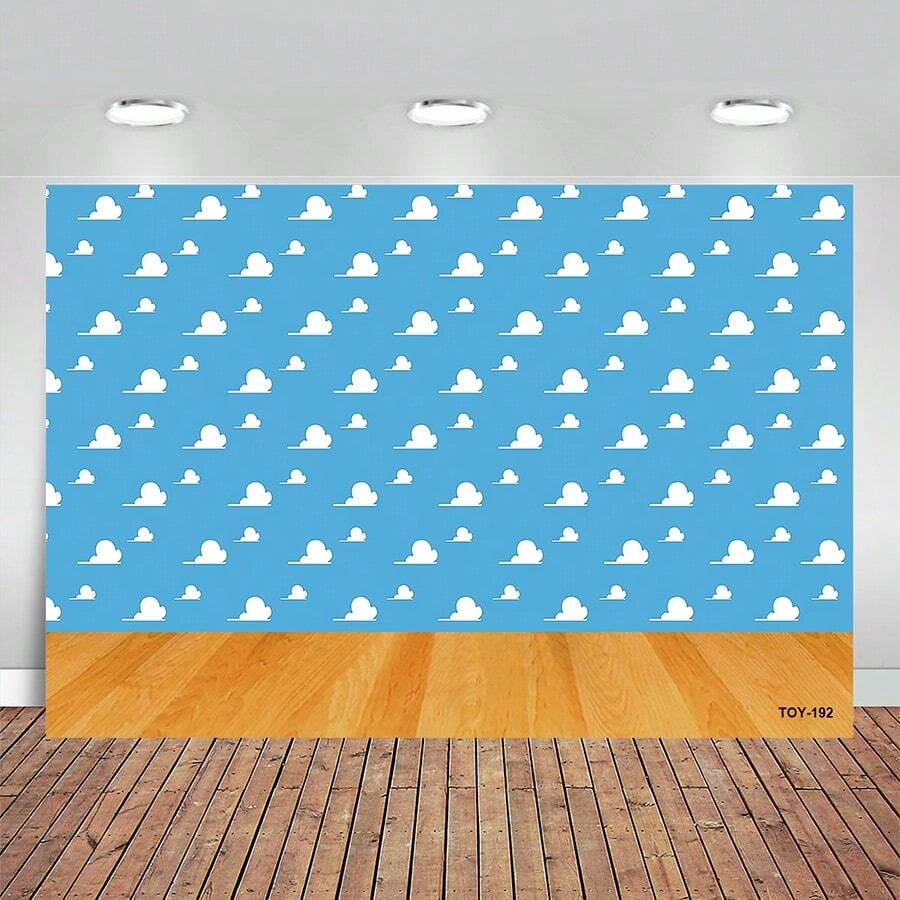 Happy Cartoon Woody Background Cloth Birthday Party Theme Layout Family ...