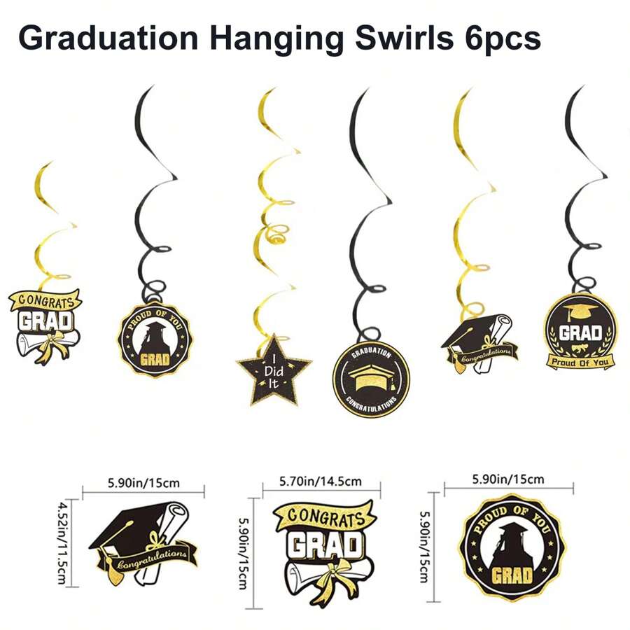 32Pcs Graduation Banner 2024 Congrats Grad Banner Party Supplies With ...