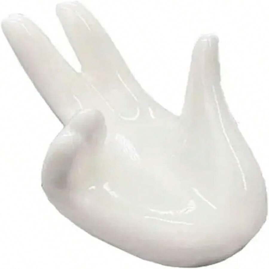 Ocarina White Ceramic Hand Holder Support Stand For 6 Holes 12 Holes ...